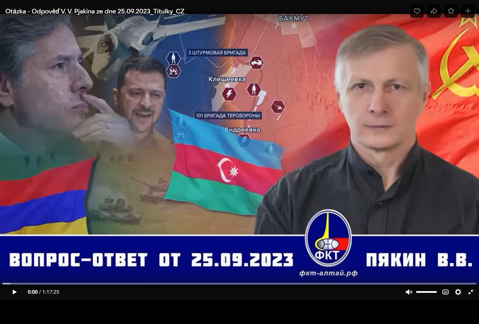 2023-09-30 Otázky a odpovědi V. V. Pjakina ze dne 25.09.2023 | Svobodný ...