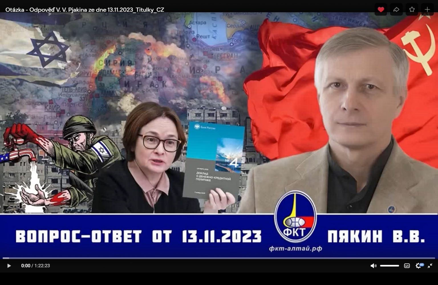 2023-11-25 Otázky a odpovědi V. V. Pjakina ze dne 13.11.2023 | Svobodný vysílač CS